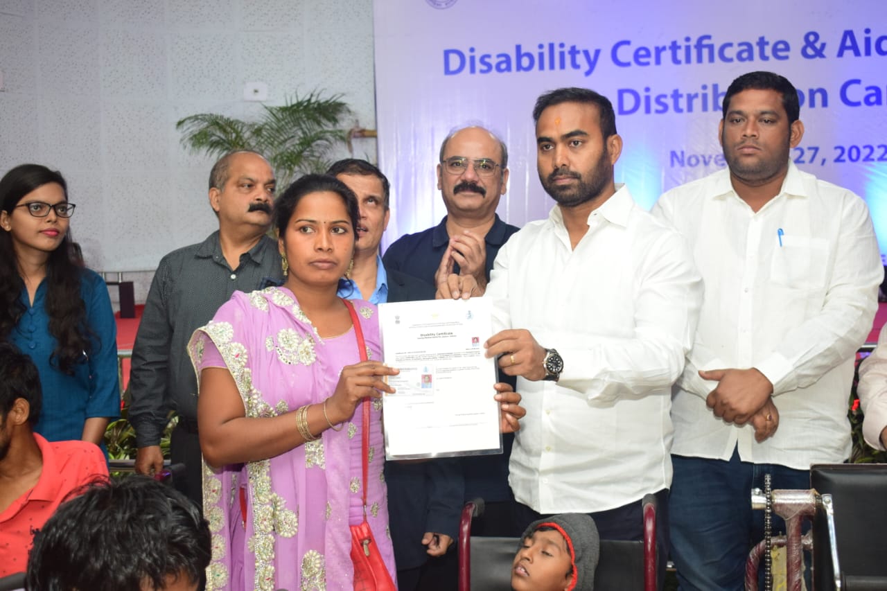Disability Certificate & Aids Distribution Camp organized by Tata Steel ...