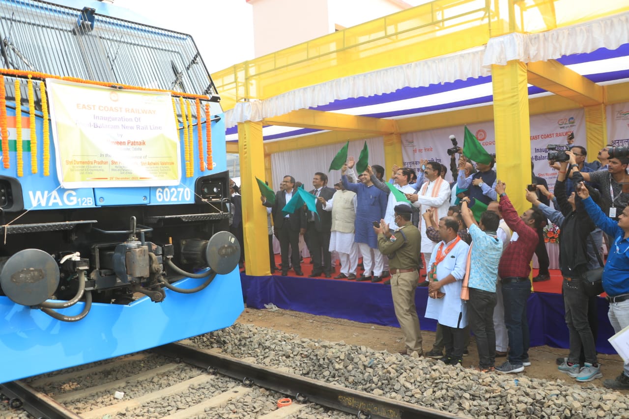 Rs 300 Cr Angul-Balram rail-link inaugurated; will enable 40K tonne ...