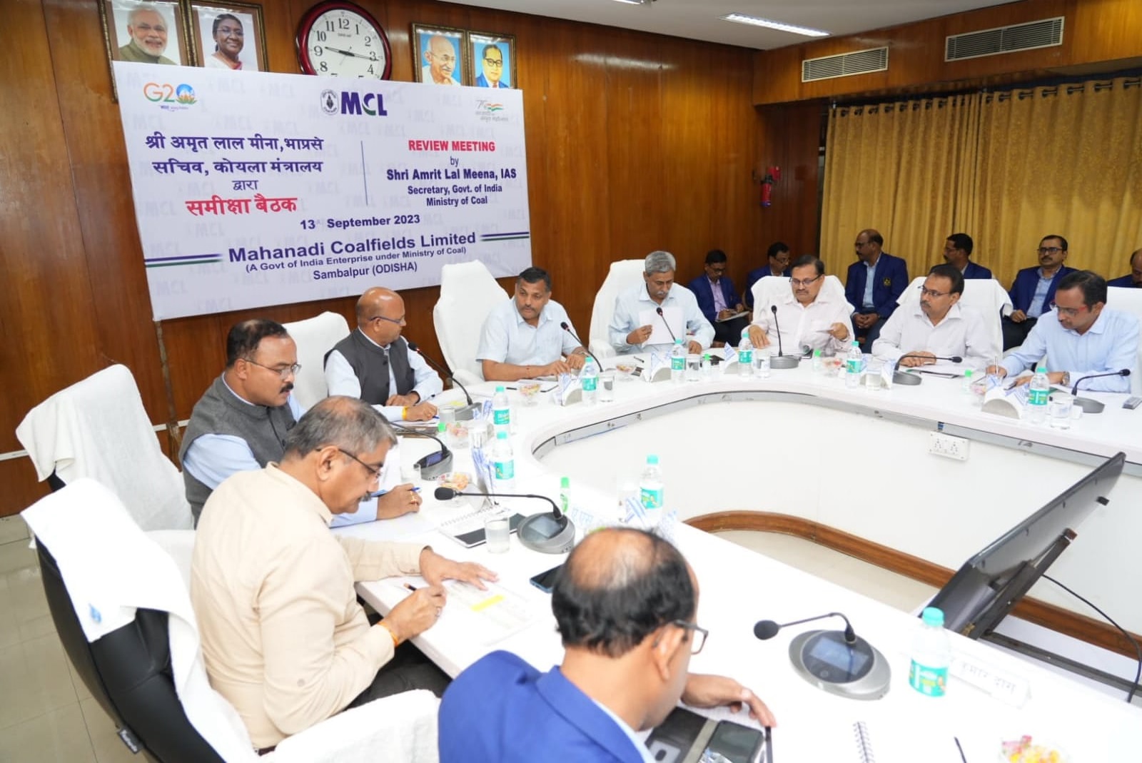 Secretary (Coal) visits MCL, reviews performance - Prabaha TV